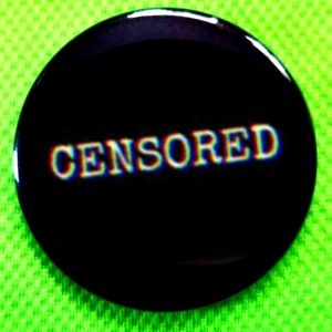 Accessories | 225 Inch Censored Button Badge Pin | Poshmark